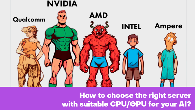 Choosing the Best Server CPU/GPU for AI Workloads